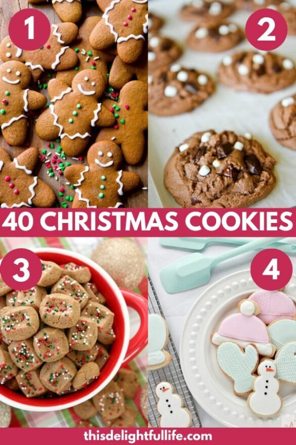40 Festive Christmas Cookies: Holiday Baking