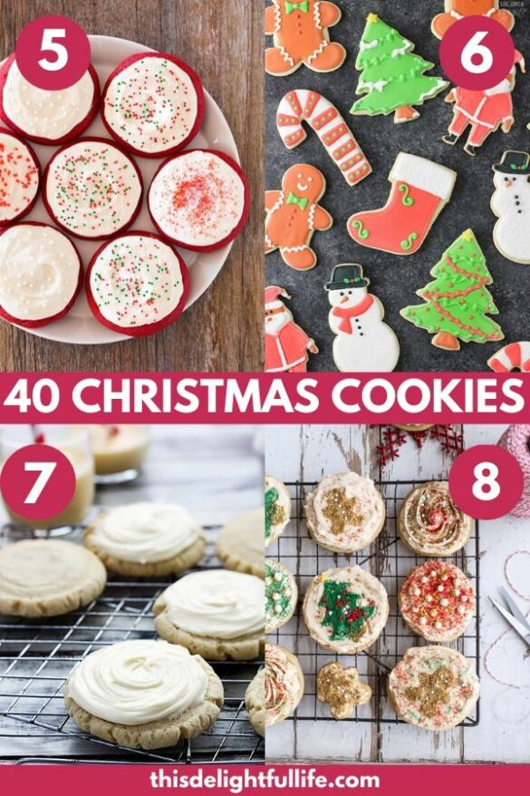 40 Festive Christmas Cookies: Holiday Baking